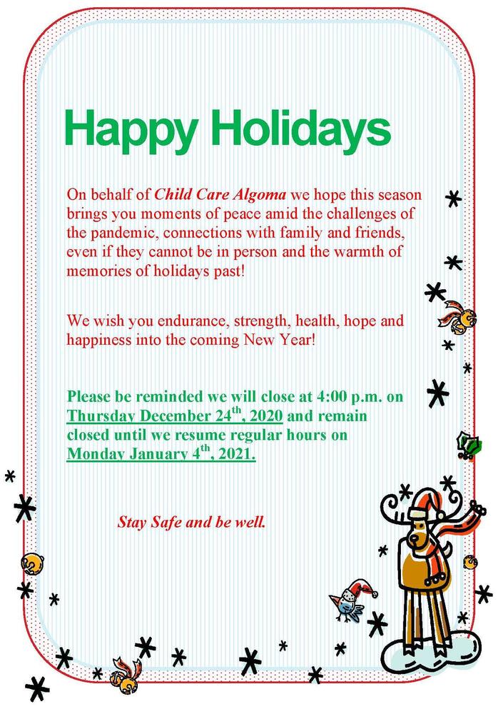 Home - Childcare Algoma